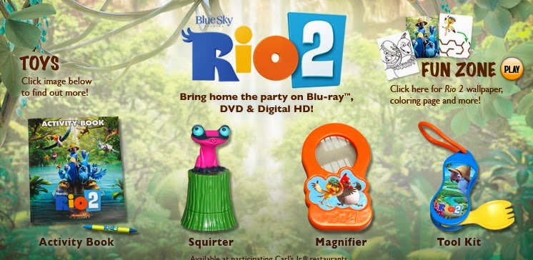 a day in a zoider's world: carl's jr cool kids combo - rio 2