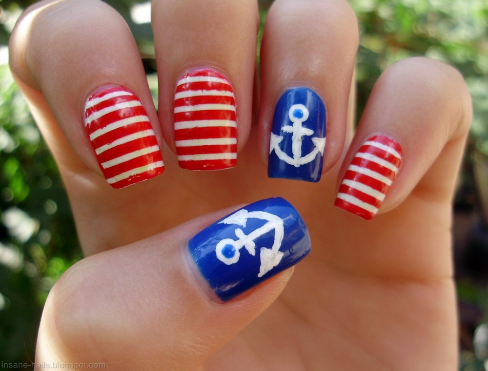 Nautical nails - insane4nails