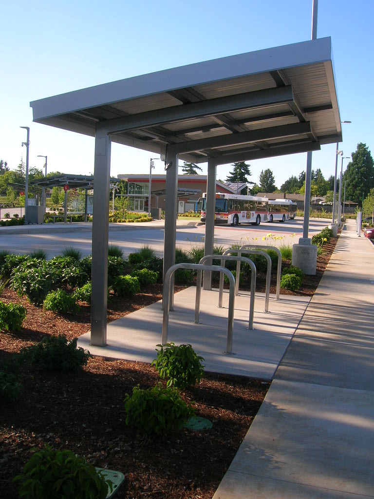 Salem Breakfast on Bikes: New Keizer Transit Station has Nice Bike ...