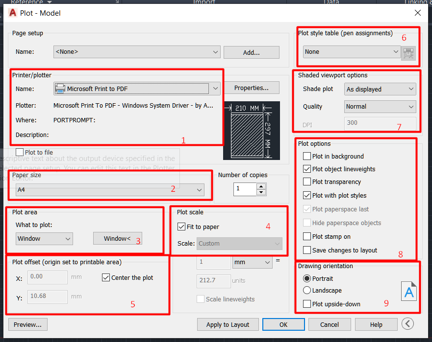 Cara Melakukan Plot Pada AutoCAD