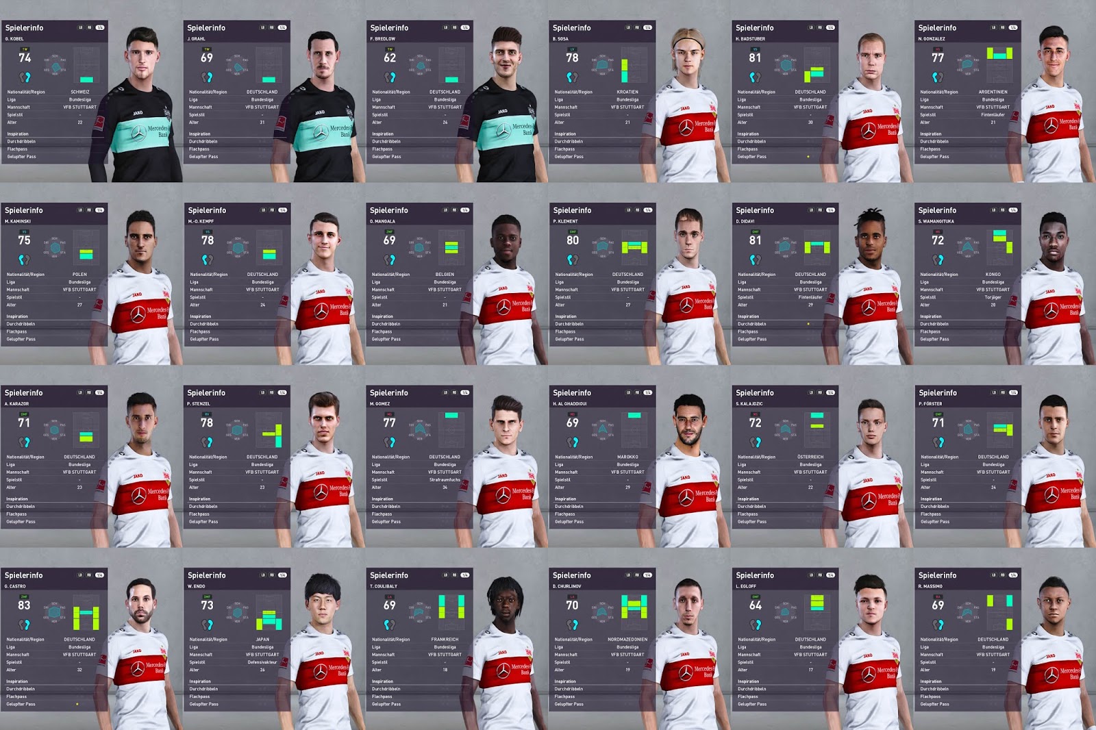 PES 2020 VfB Stuttgart Facepack V2 By I3ens SoccerFandom Free pes-2020-vfb-stuttgart-facepack-v2-by-i3ens-soccerfandom-free
