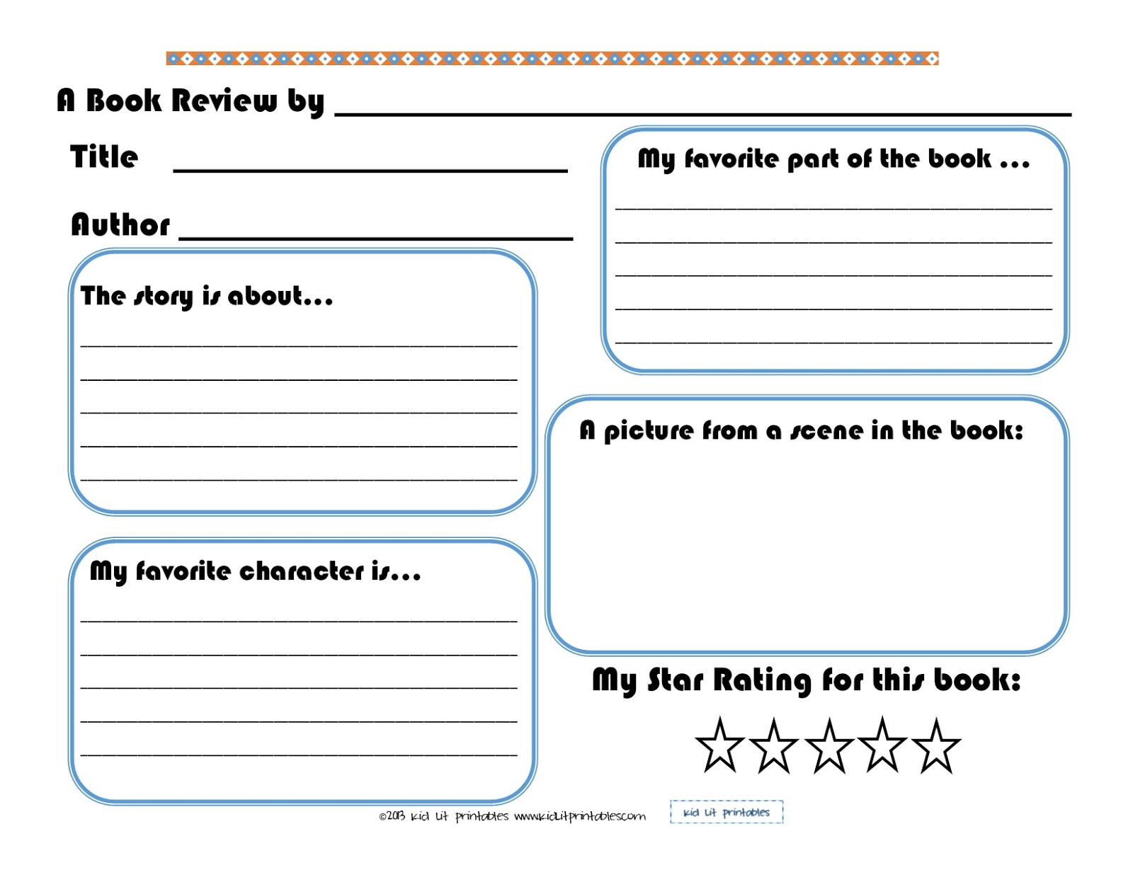 TEACHER ANTONIO'S STUDENTS: READING: BOOK REPORT FORMS
