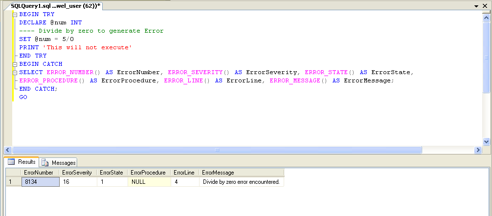 Systems Sql Server Trycatch And Error Handling