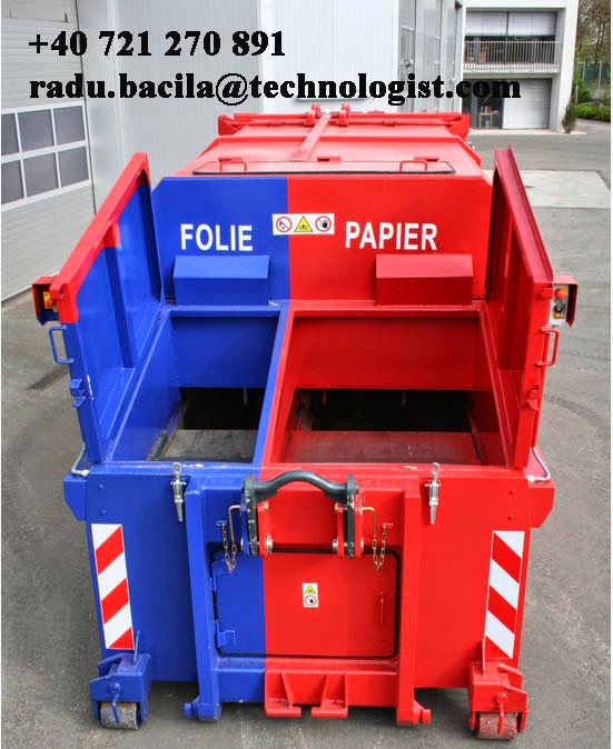 Prescontainere si Compactoare - Utilaje pentru reciclarea, procesarea ...