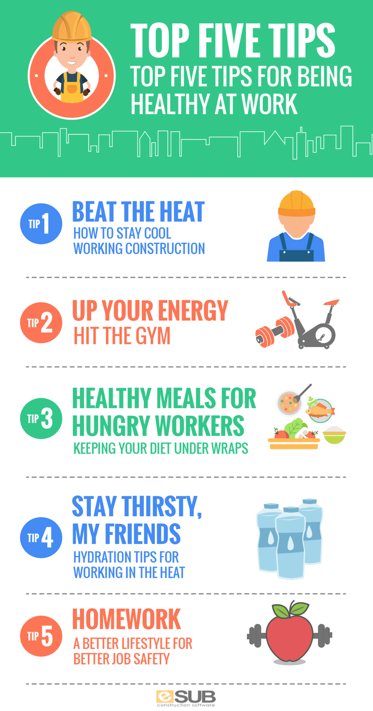 5 Tips For Being Healthy At Work