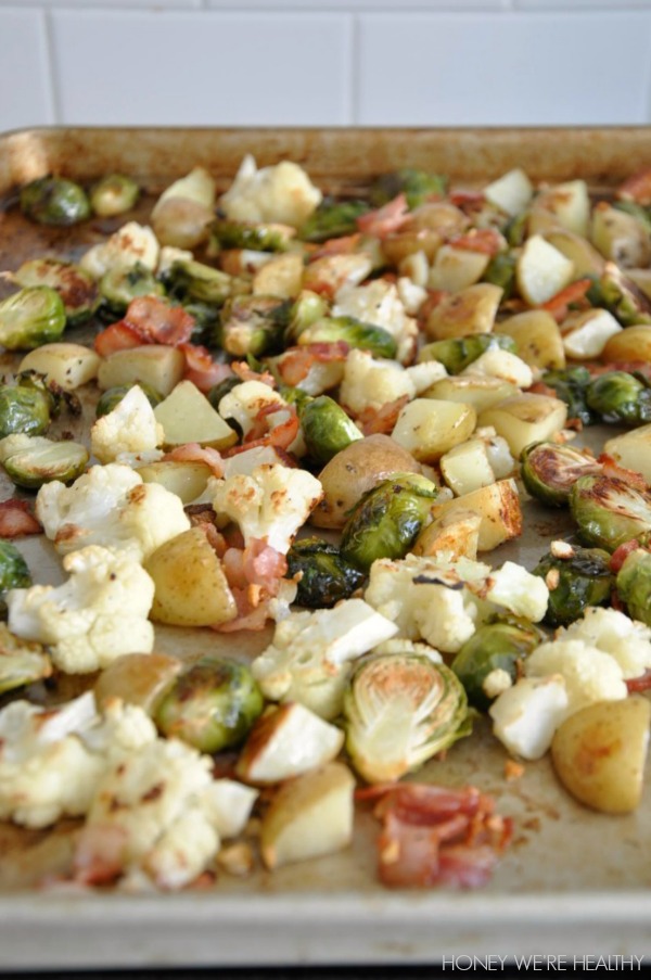 Roasted Veggies with Bacon and Garlic | HEALTH