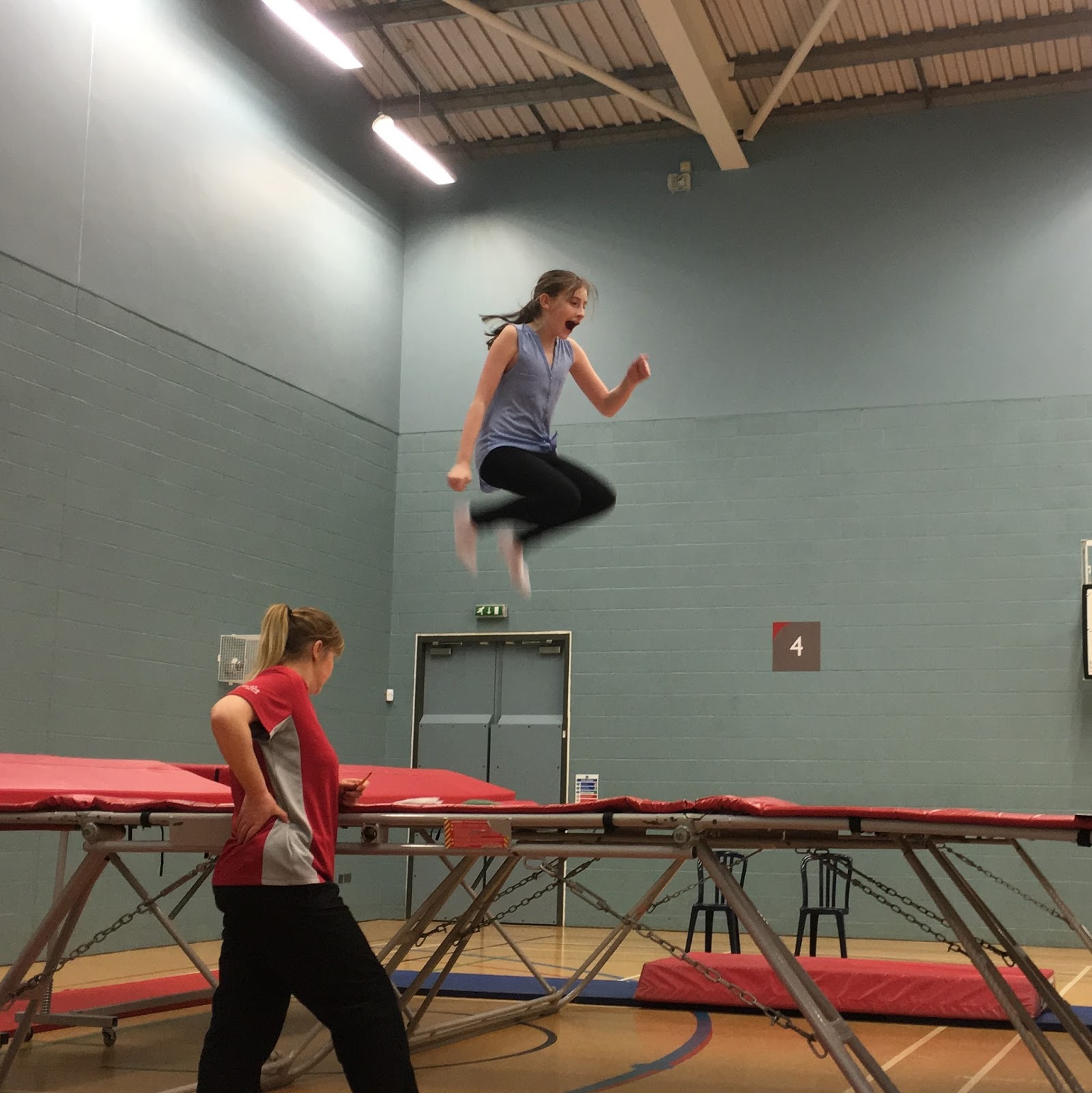Trampolining and High Emotions - Steph's Two Girls