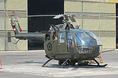 Garuda Militer: BO-105 HS-7112