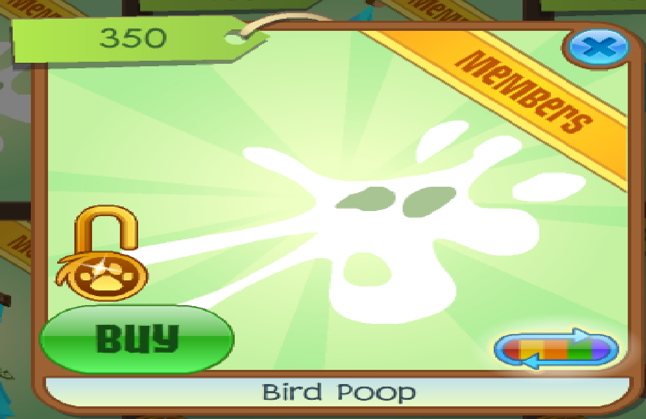 Animal Jam Randomness Blog: Bird poop....?