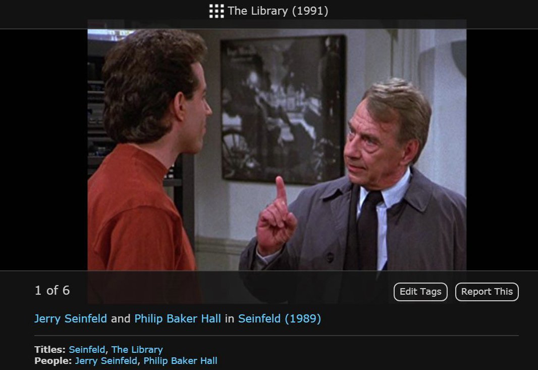 MC2 is BackUP: The Librarian Cop on SEINFELD