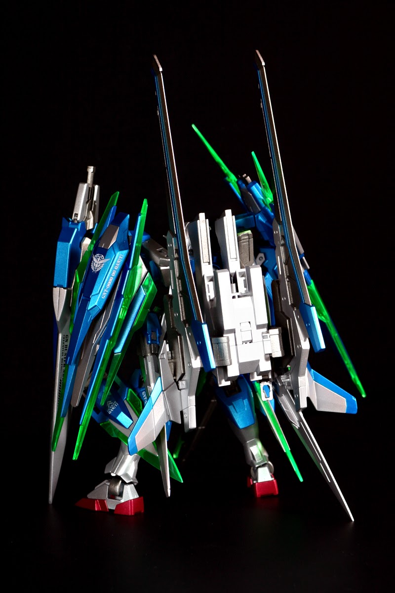 GUNDAM GUY: HG 1/144 GNT-0000 00 Qan[T] + XN Raiser + GN Sword IV Full ...