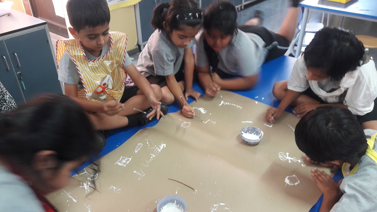 ART-rageous: Grade 1 students exploring Cave Art