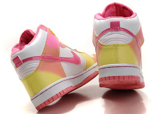 Nike Rainbow Dunks High GS Shoes For Girls Multicolor Sneaker | Rainbow ...