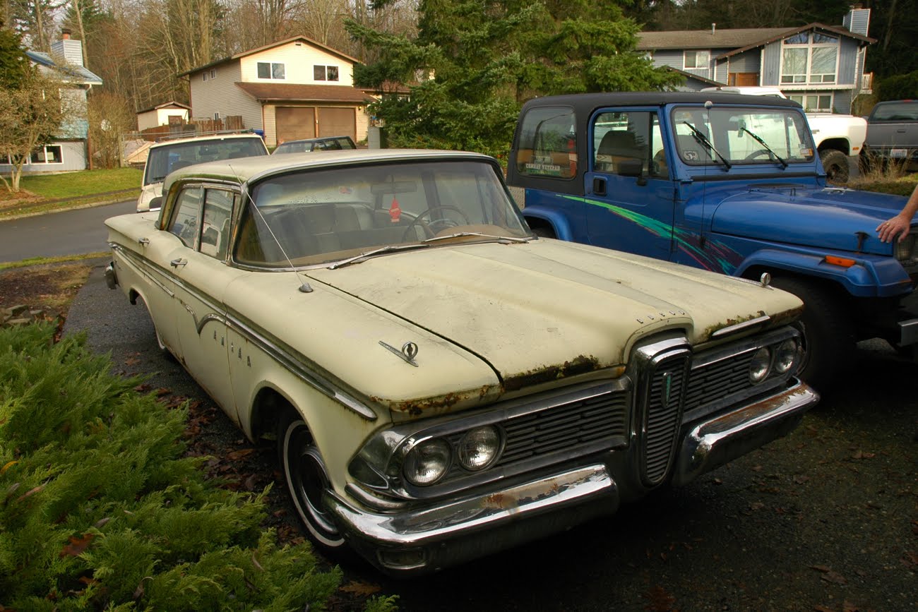 OLD PARKED CARS.: First OPC of 2012: 1959 Edsel Ranger.