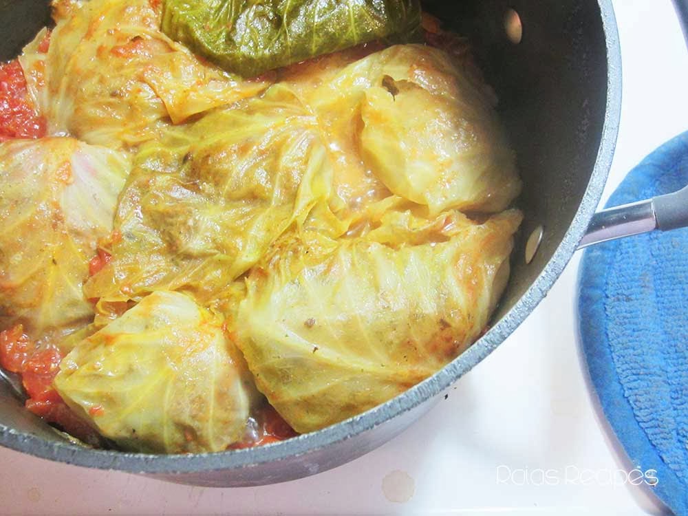 Russian Cabbage Rolls :: egg-free, dairy-free, sugar-free