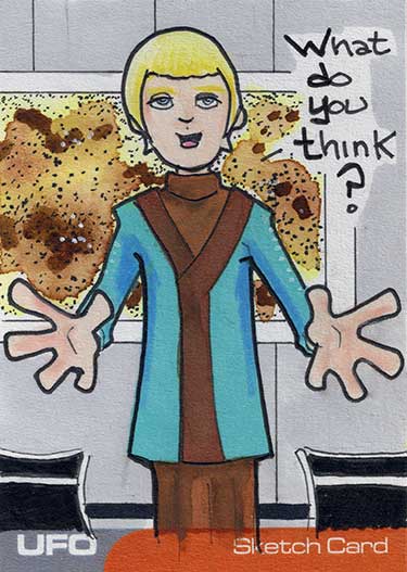 Random Drawings: UFO - Edward Straker