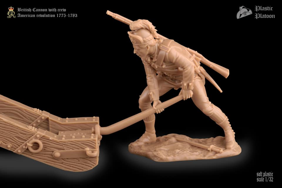Flintlock and tomahawk: Plastic Platoon American Revolution artillery