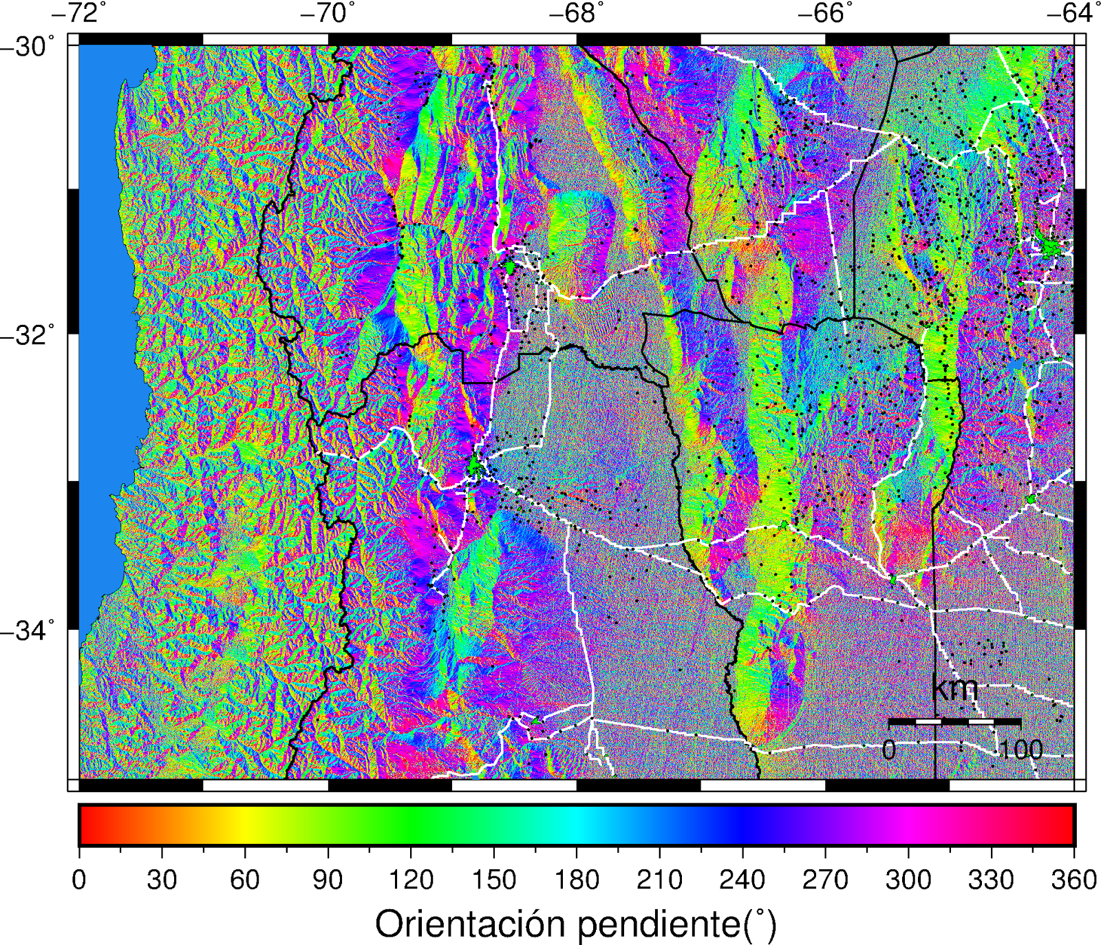 Mapas Geológicos: 6.2. Mapa Aspecto.