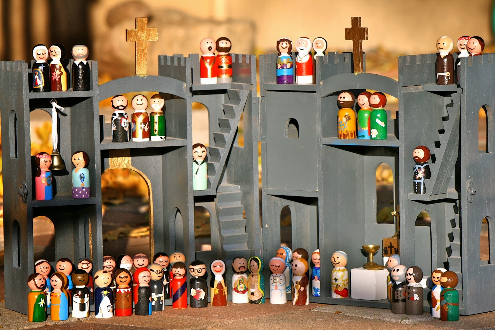 How to Make a Cathedral for your Wooden Saint Dolls ~ Catholic ...