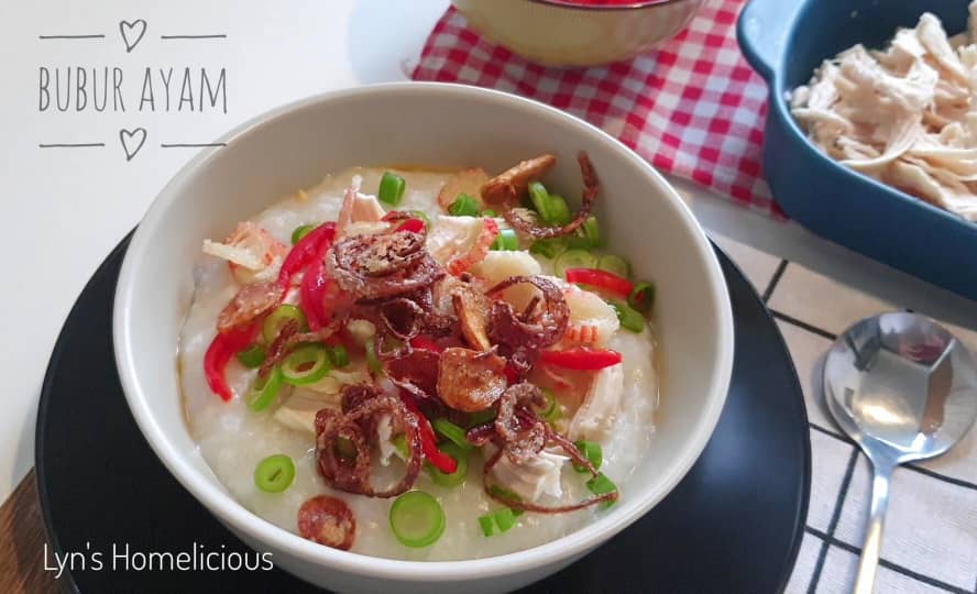Bubur Ayam Ala McD Yang Sedap | McD's Style Chicken Porridge | LYN'S ...