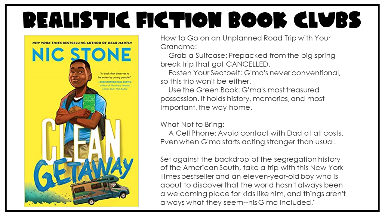 Realistic Fiction Book Club ~Getting Started - Teachers Who Read