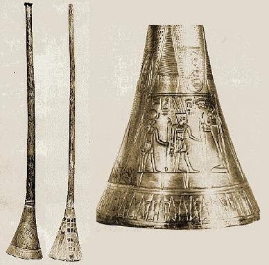 Pharaonic: Silver Trumpet of Tutankhamun Archaeologists believed to be ...