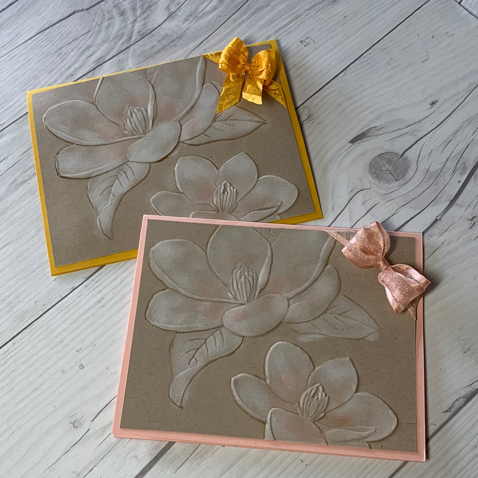 Magnolia 3D Embossing Folder | Stamped Sophisticates