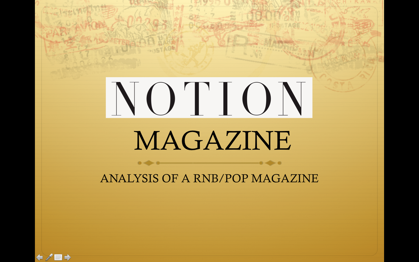 Limelight - Afreen Mahek Shahid : NOTION! Short analysis of a RNB/POP ...