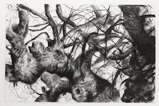 Life Drawing & Painting, UNM Spring 2013: Mark Making Homework