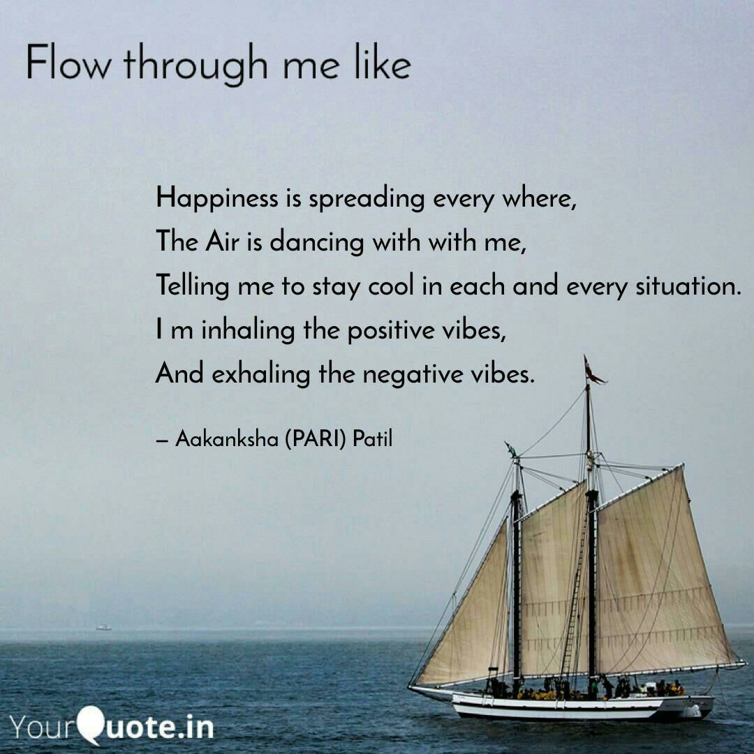 Creative Log: Flow through me like../A poem by Aakanksha Patil