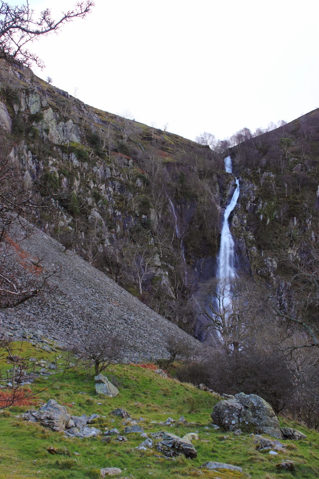 Between Skiing and Climbing: Aber falls wander in Snowdonia