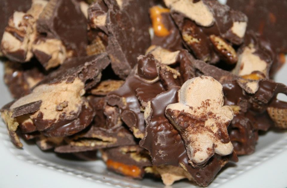 SusieQTpies Cafe: Chocolate Gingerbread Snack Mix recipe