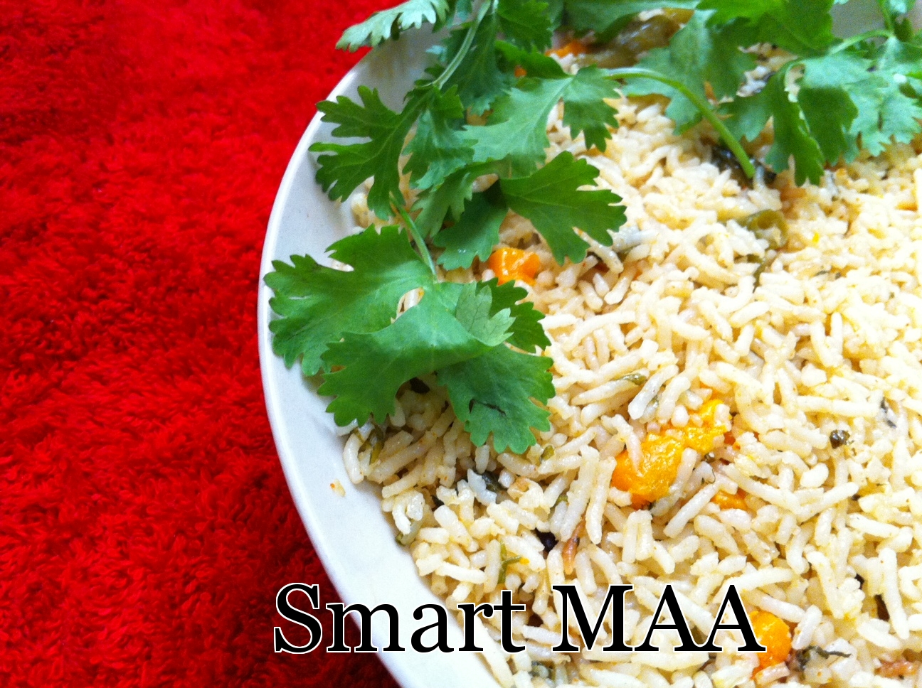 Smart Maa: Smisum Pulav (Coconut Veg Pulav)