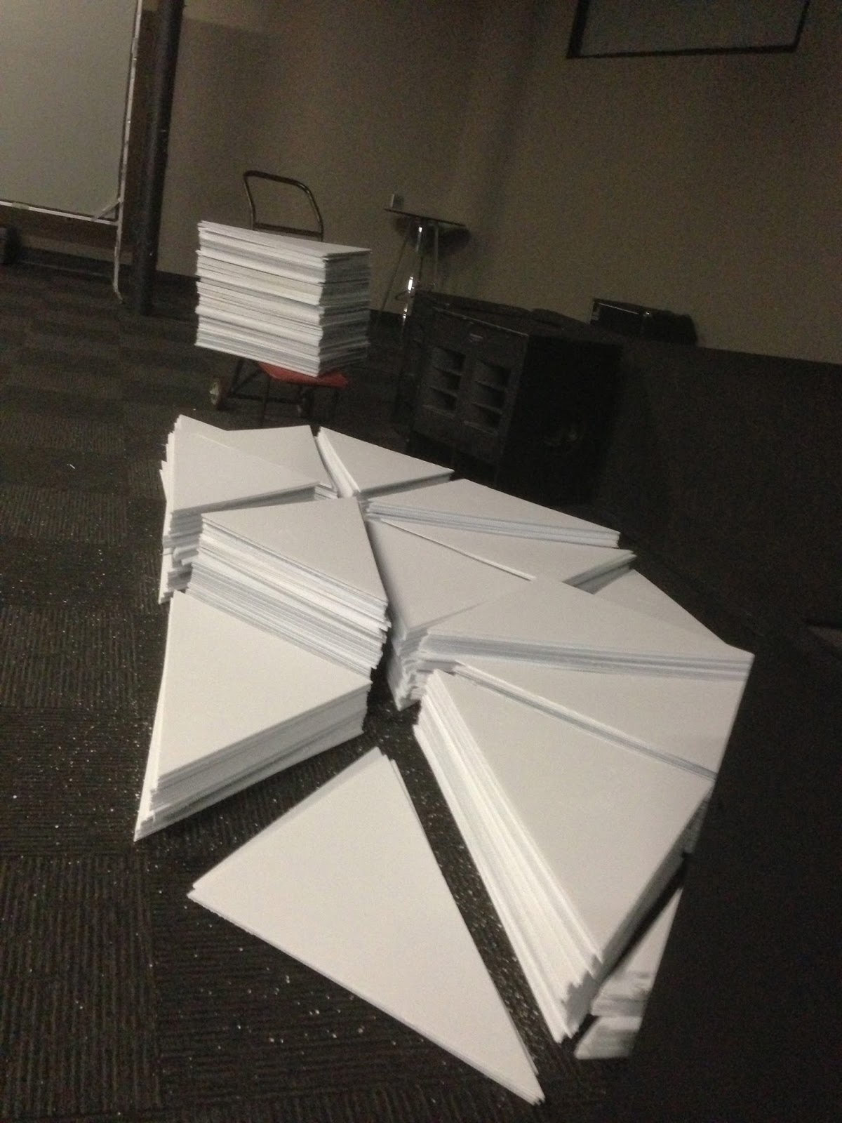 Todd Bougher: Origami Triangle Stage Design