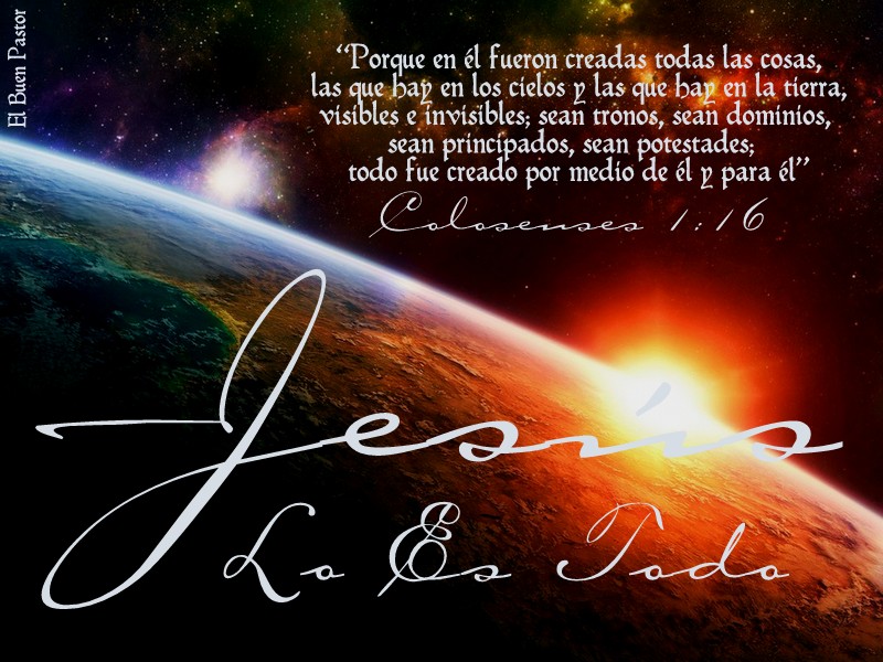 YO SOY EL BUEN PASTOR: Colosenses 1:16