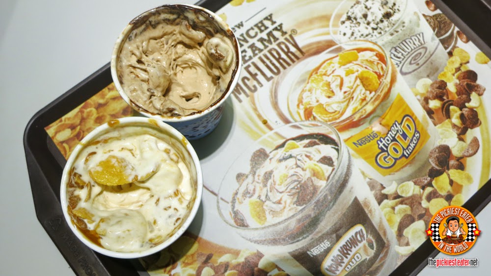 THE PICKIEST EATER IN THE WORLD: CRUNCHY CREAMY MCFLURRY!