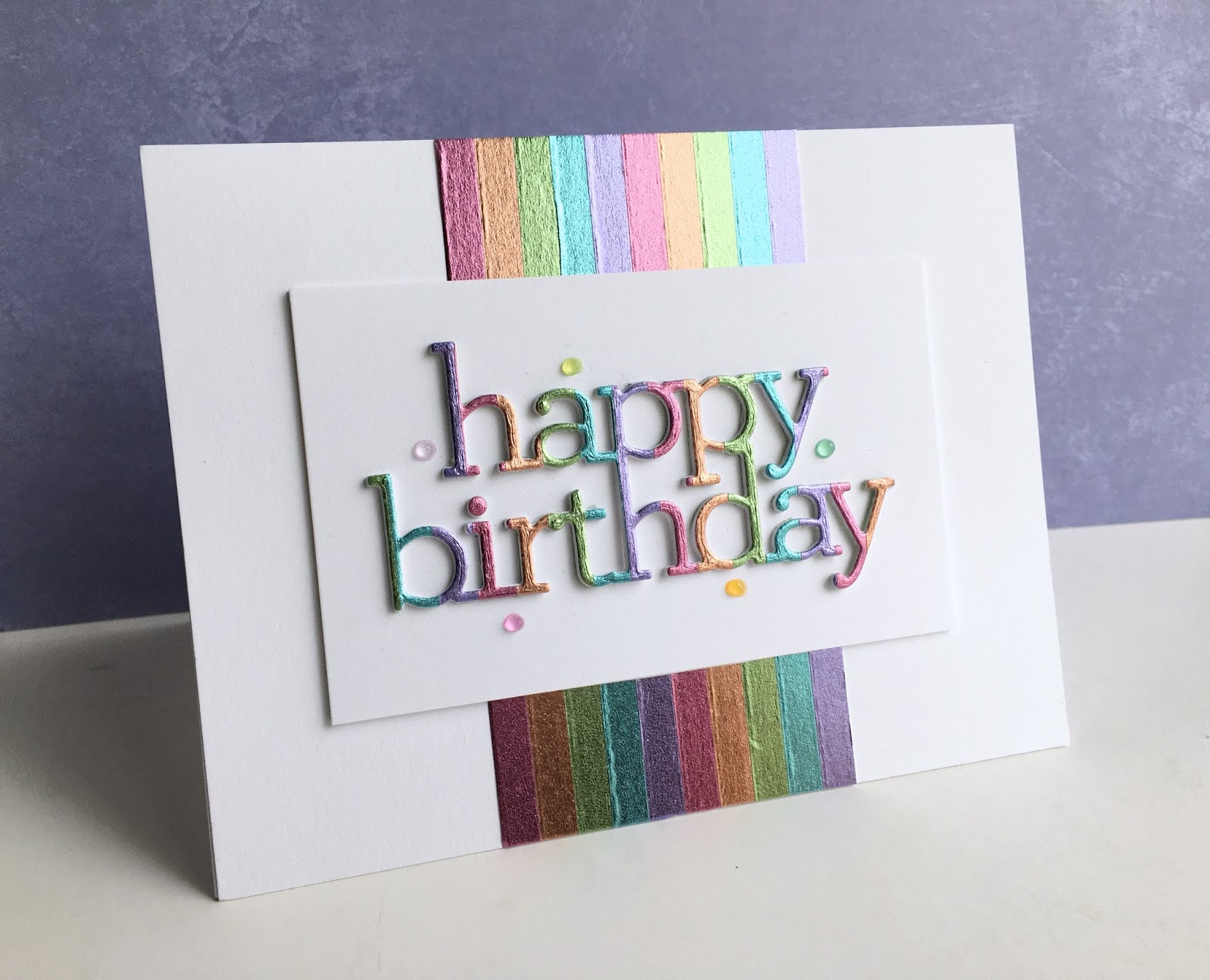 I'm in Haven: Happy Birthday Metallics