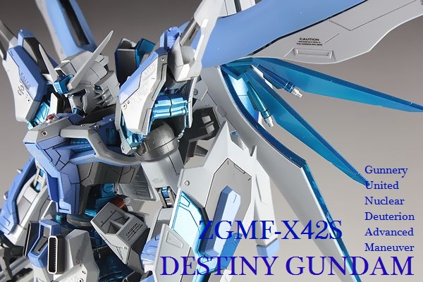 MG 1/100 Destiny Gundam Painted build with Florescent Paint