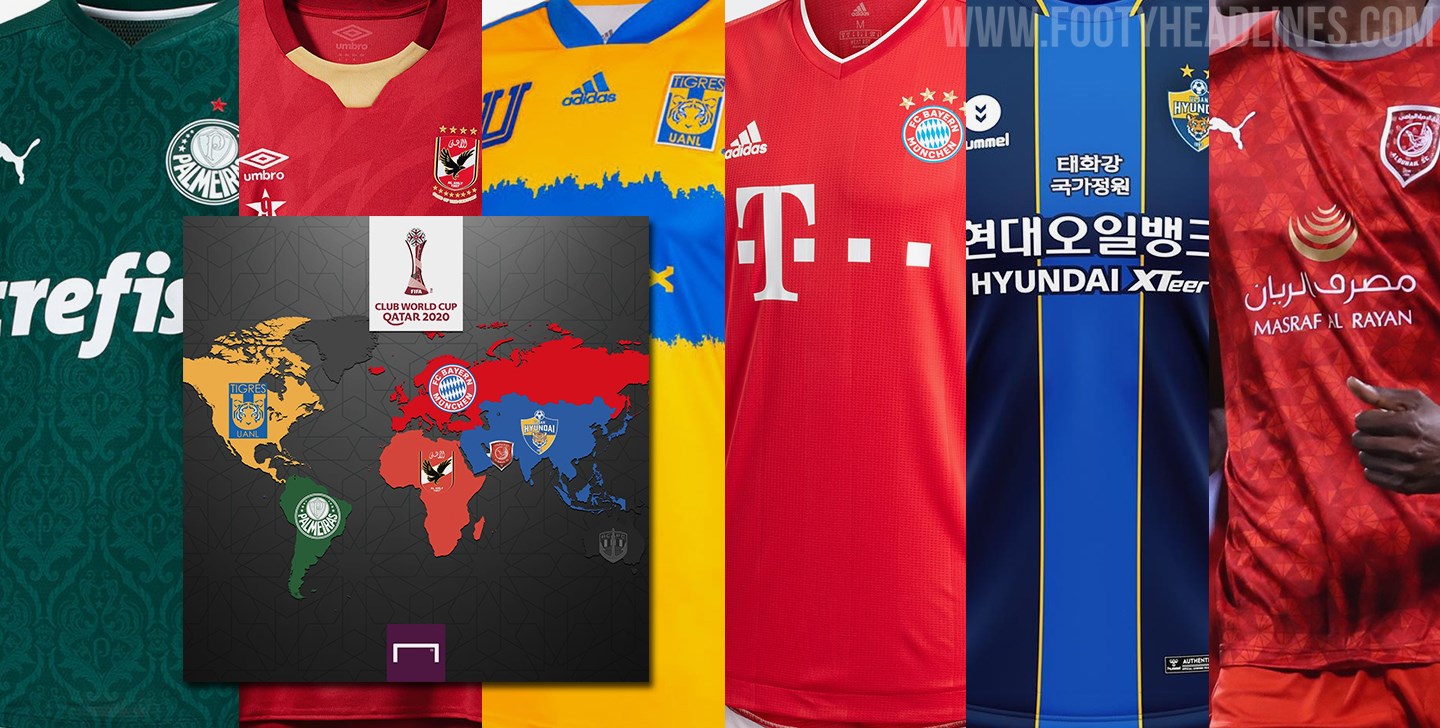 All 2020 FIFA Club World Cup Kits - Kick-Off Tomorrow - Footy Headlines