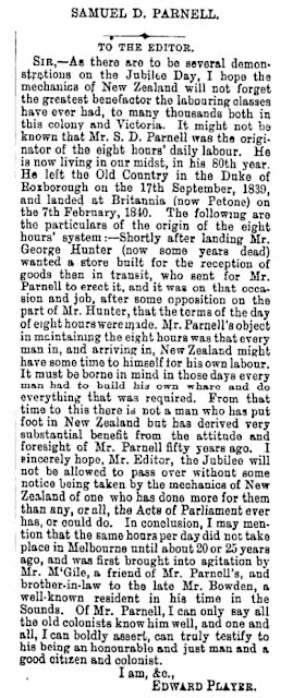 Timespanner: Samuel Duncan Parnell's unproven claim to fame