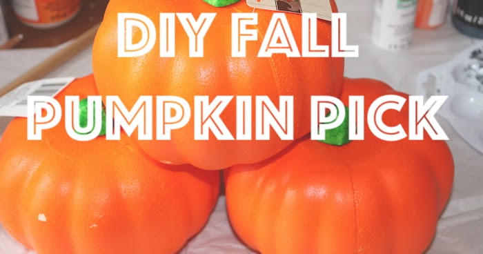 DIY Fall Stacked Pumpkin Pick using dollar store pumpkins - Cluttered ...