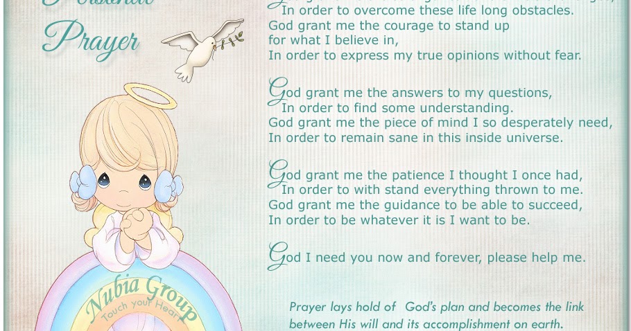 * Nubia_group Inspiration *: Personal Prayer