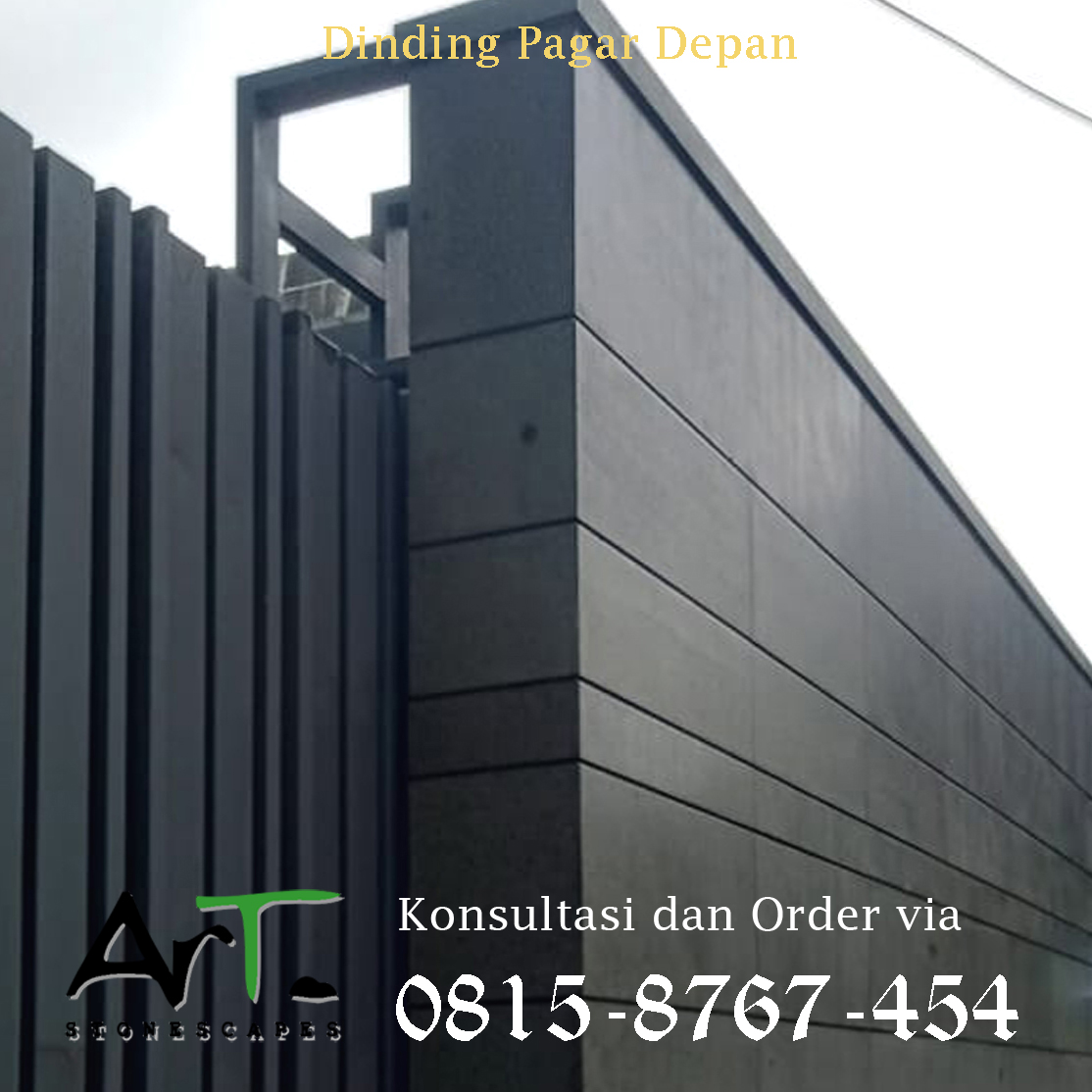 BATU ANDESIT Art Stonescapes: BATU ANDESIT DINDING PAGAR
