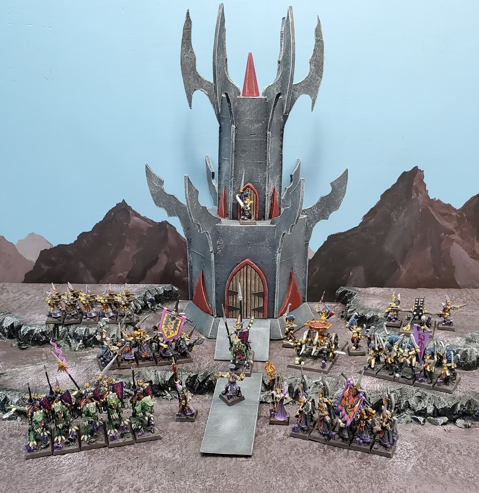 [TMP] "Scratch Built Dark Elf Tower" Topic