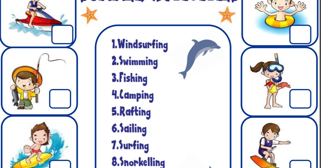 Enjoy Teaching English: Summer Activities and Summer Sports