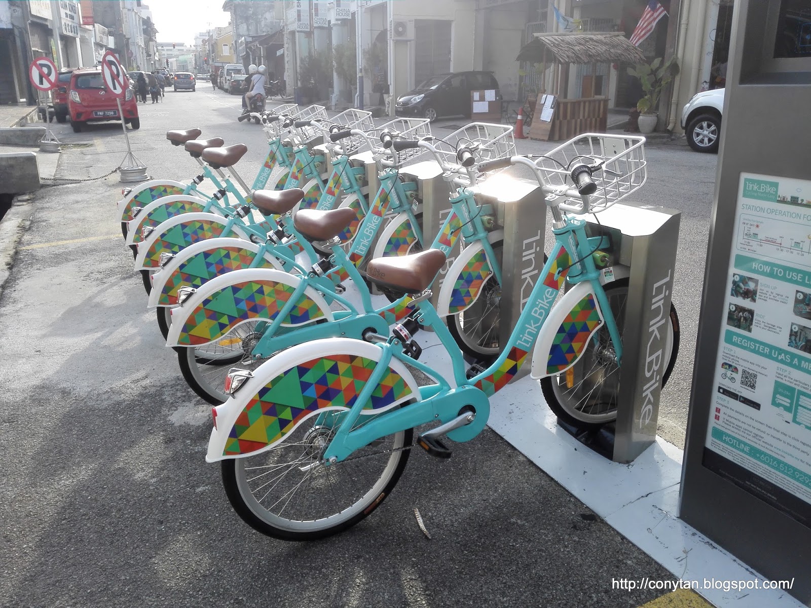 Cony in blogging: 槟城自行车 Penang Link Bike 初体验！只需RM 2就可以骑24小时啦！