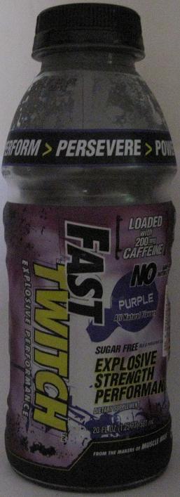 Caffeine King: Fast Twitch Purple Energy Drink Review