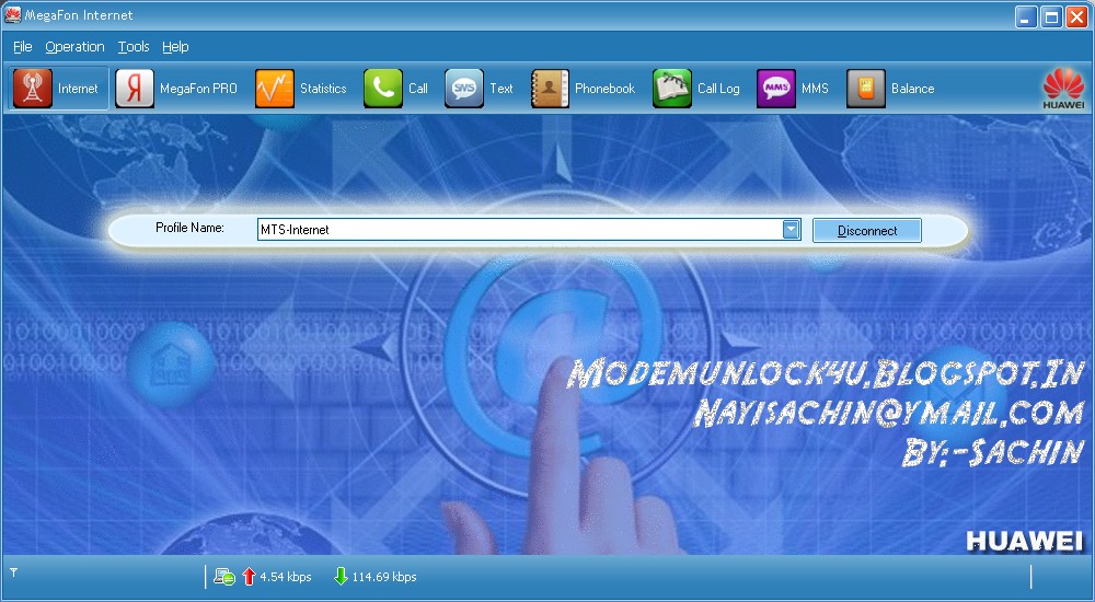 MODEMUNLOCK AND TRICKS: NEW SOFTWARE FOR HUAWEI MODEMS HUWEI BY:-SACHIN