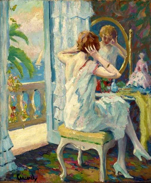 Edward CUCUEL (1875-1954) | Catherine La Rose ~ The Poet of Painting