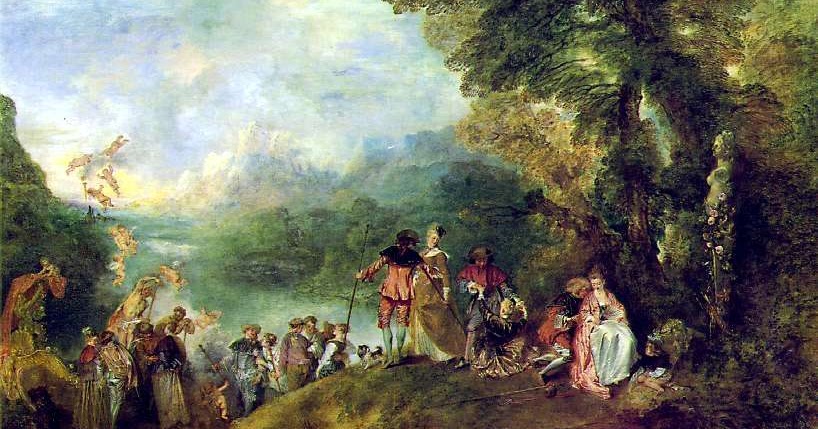 HISTORIA DEL ARTE : temas, imágenes y comentario: WATTEAU. Embarque ...